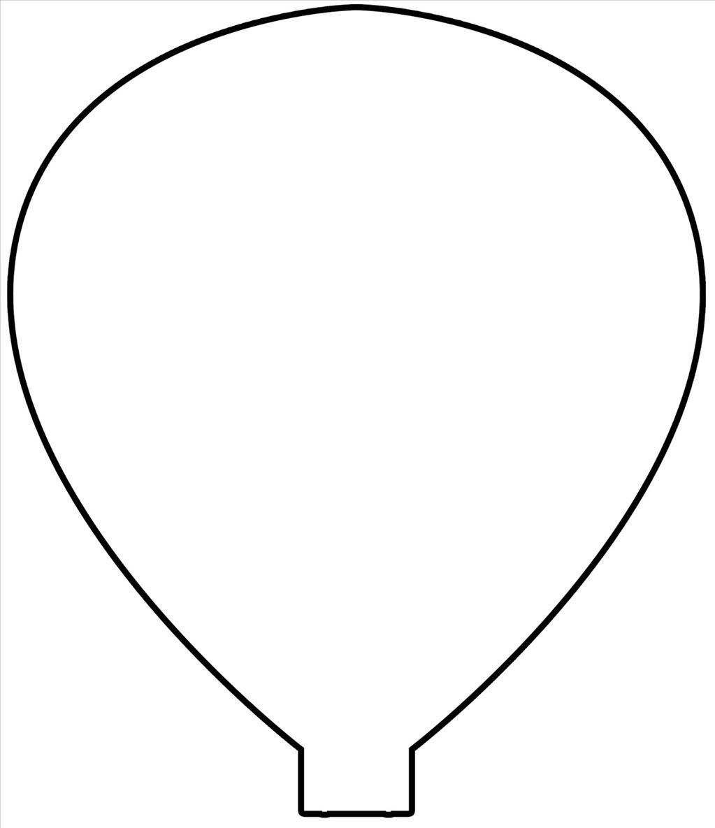 Printable Cut Out Hot Air Balloon Template Printables Template Free