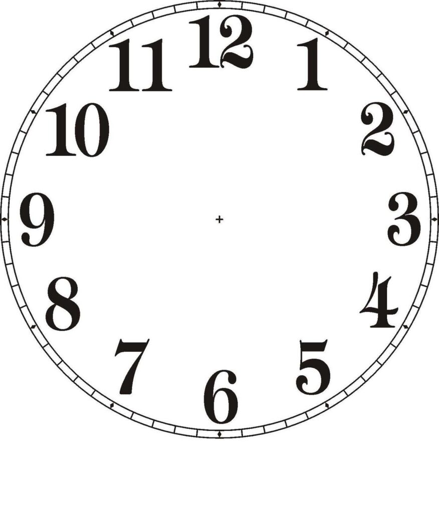 Downloadable Printable Clock Face Template Printables Template Free Downloadable Printable Clock Face Template Printables Template Free