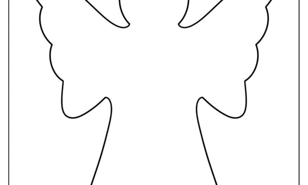 Cut Out Angel Template Printable Free - Printables Template Free