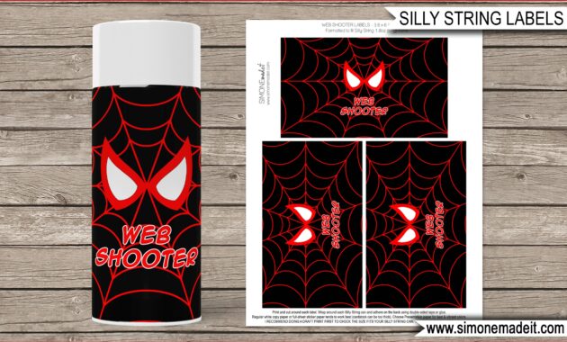 Printable Spider Man Web Shooter Template - Printables Template Free
